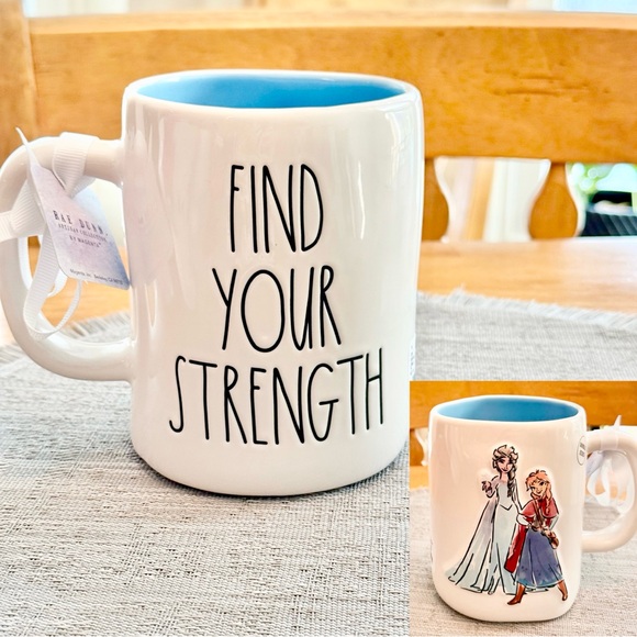 Rae Dunn | Other | Rae Dunn Disney Frozen Elsa Anna Find Your Strength ...